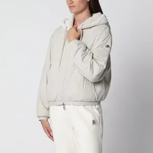 Moose Knuckles Eaton Bunny Reversible Jacket In Alabaster - White