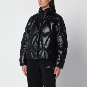 Moose Knuckles Iceberg Down Jacket In Recycled Nylon - Black