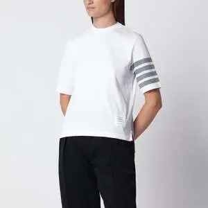 Thom Browne Cotton Jersey T-shirt - White