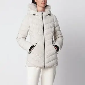 Moose Knuckles Roselawn Alabaster Nylon Jacket - White