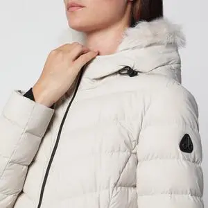 Moose Knuckles Roselawn Alabaster Nylon Jacket - White