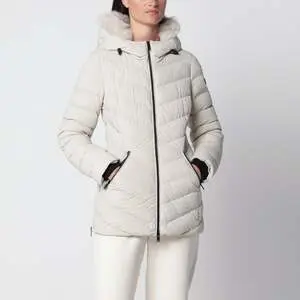 Moose Knuckles Roselawn Alabaster Nylon Jacket - White