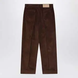 AMI Paris Chocolate Corduroy Trousers