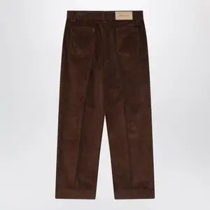 AMI Paris Chocolate Corduroy Trousers - Brown