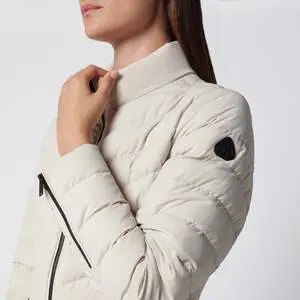 Moose Knuckles Elora Alabaster Padded Nylon Jacket