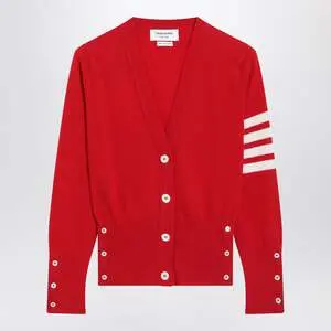 Thom Browne Classic Cashmere Cardigan - Red