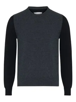 MAISON MARGIELA Two-tone Wool Pullover With Elbow Patches