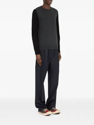 MAISON MARGIELA Two-tone Wool Pullover With Elbow Patches