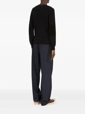 MAISON MARGIELA Two-tone Wool Pullover With Elbow Patches