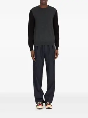 MAISON MARGIELA Two-tone Wool Pullover With Elbow Patches