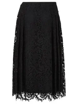 Fendi Gonna In Pizzo Macram - Black