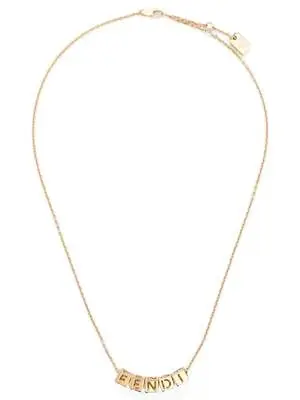 FENDI Fendi Women Collana Fendi Faces In Metallo Color Oro