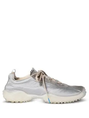 Miu Miu Nylon And Suede Sneakers - Gray