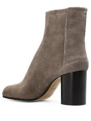 MAISON MARGIELA Stivaletti Tabi 80 In Pelle Scamosciata - Gray