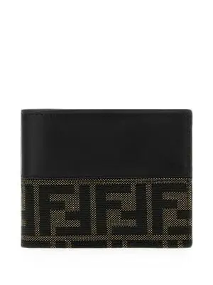 Fendi Bi-fold Wallet Vit.grace/ff - Black