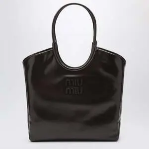 Miu Miu Ivy Bag In Leather - Brown