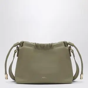 A.p.c. Clay Ninon Mini Recycled Leather-effect Bag - Green