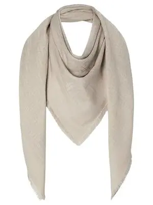 Fendi Scialle In Lana, Seta E Cashmere - Multicolor