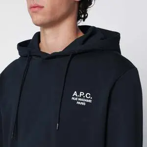 A.p.c. Navy Cotton Hoodie