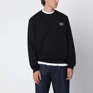 A.p.c. Rue Madame Sweatshirt In Cotton - Black