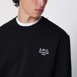 A.p.c. Rue Madame Sweatshirt In Cotton - Black