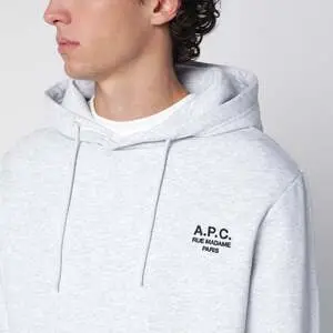 A.p.c. Grey Cotton Hoodie