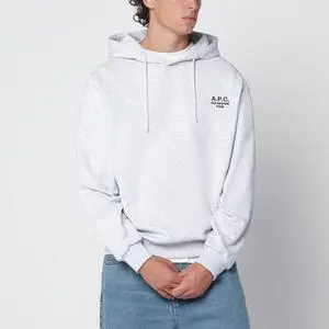 A.p.c. Grey Cotton Hoodie - Gray