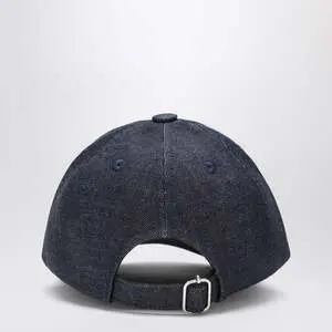 A.p.c. Indigo Cotton Baseball Cap