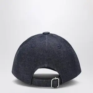 A.p.c. Indigo Cotton Baseball Cap