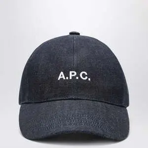 A.p.c. Charlie Indigo Cotton Baseball Cap - Blue