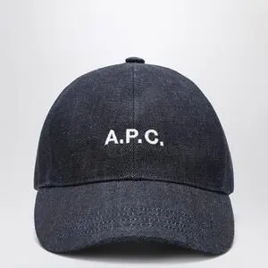 A.p.c. Charlie Indigo Cotton Baseball Cap - Blue