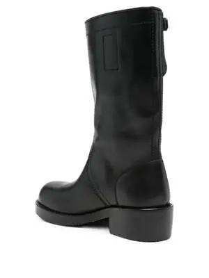 Dries Van Noten Stivali Biker In Pelle