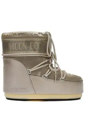 Moon Boot Stivali Icon Low Glance In Raso - Silver