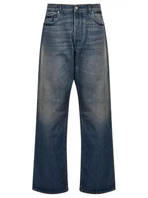 Dries Van Noten Peyter Den 4410 M.w.pants Blu