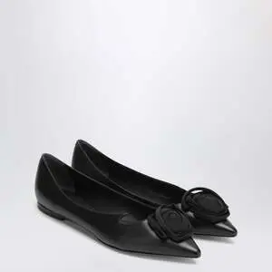 ROGER VIVIER Rose Vivier Ballet Flats In Suede