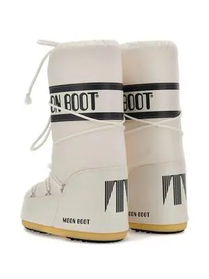 Moon Boot Stivali Icon In Nylon - White