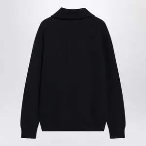 Prada Wool And Cashmere Polo Shirt - Blue
