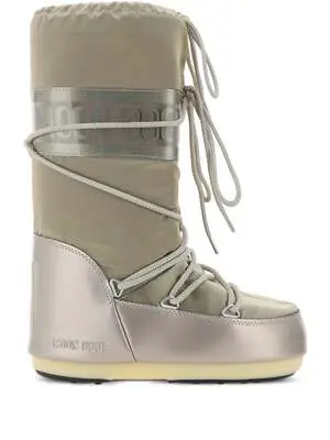 Moon Boot Stivali Icon Glance In Raso - Silver