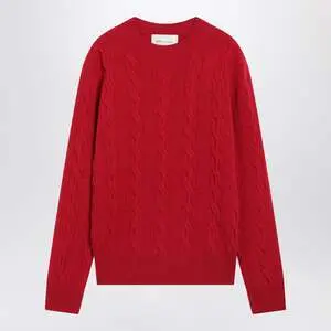 AMI Paris Merino Wool Sweater - Red