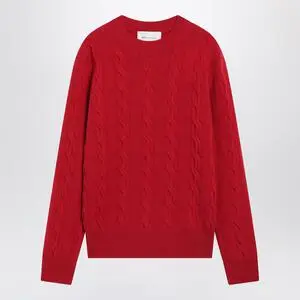 AMI Paris Merino Wool Sweater - Red