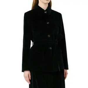Max Mara Velvet Crusca Jacket - Black