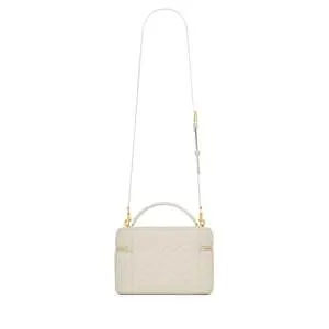 Saint Laurent Gaby Large Vanity Bag - White