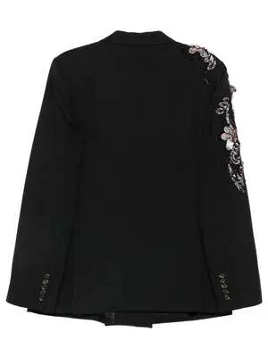 Dries Van Noten Giacca Doppiopetto Regular Fit Con Ricami