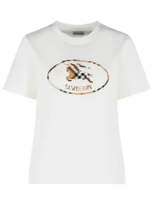 Burberry Frankie' Cotton T-shirt - White