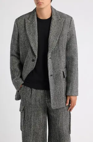 KROST Herringbone Longline Blazer