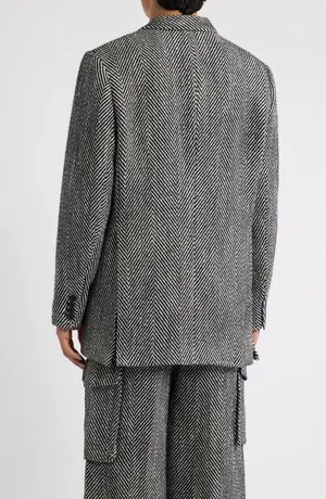 KROST Herringbone Longline Blazer