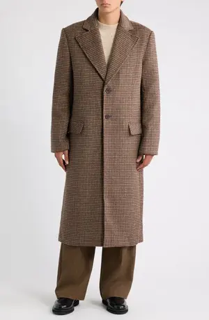 KROST Check Cotton & Wool Coat