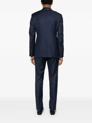 TOM FORD Shelton Single-breasted Wool Suit - Blue