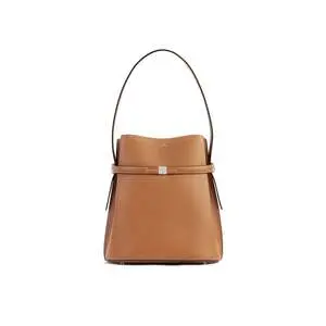 TOTEME Leather Bucket Bag - Brown