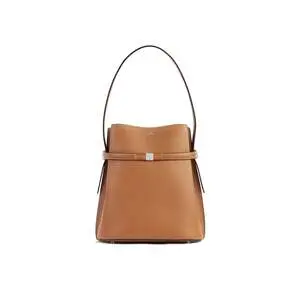 TOTEME Leather Bucket Bag - Brown